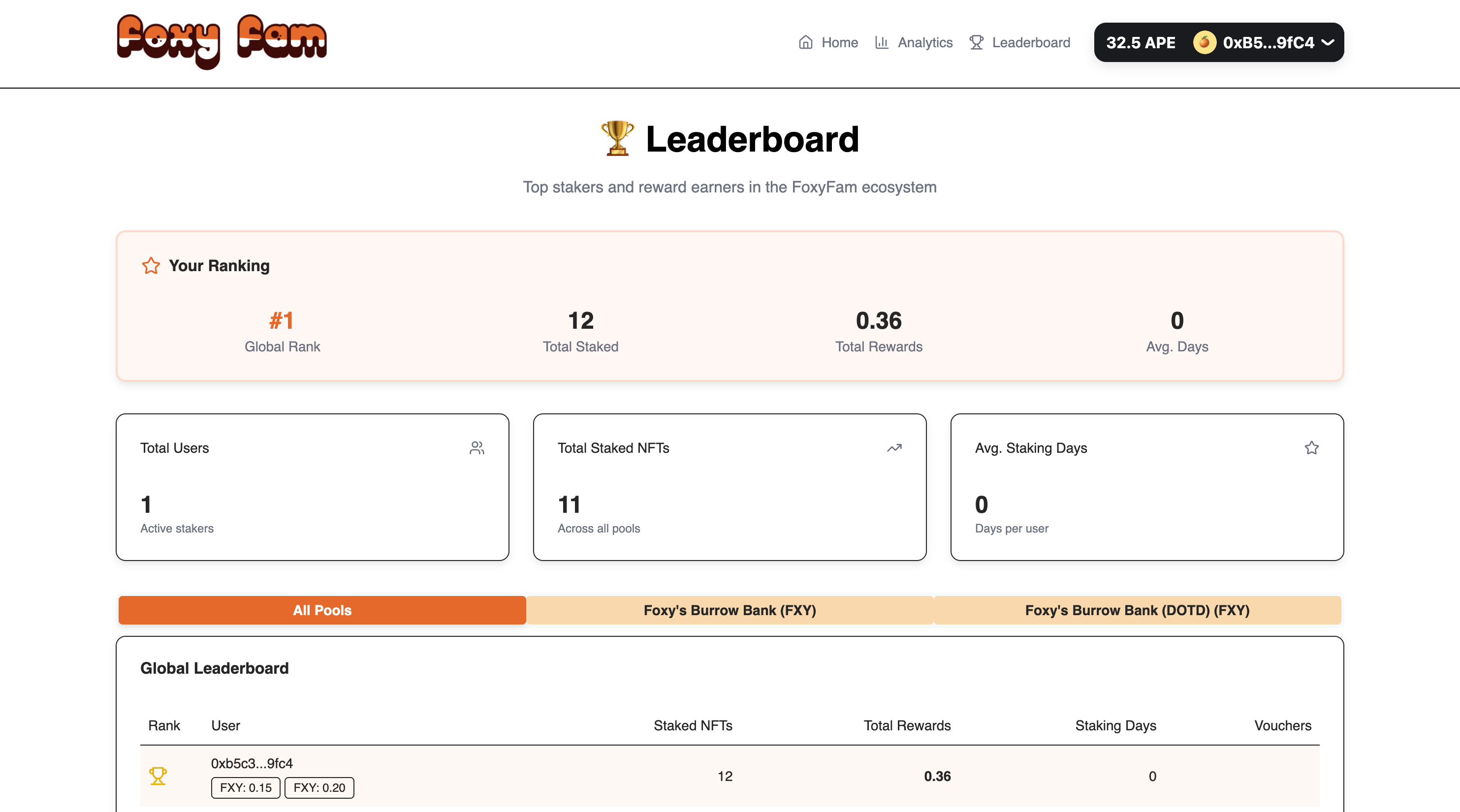StakeOnAPE - Community NFT Staking Platform | Create Custom Pools